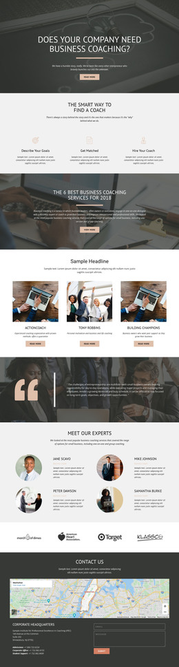 Business Card HTML Templates | Nicepage