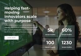 Our mission is to create sustainable solutions - HTML Template by Nicepage