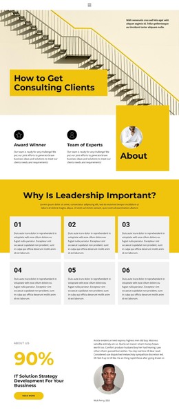 Business environment - Website Template by Nicepage