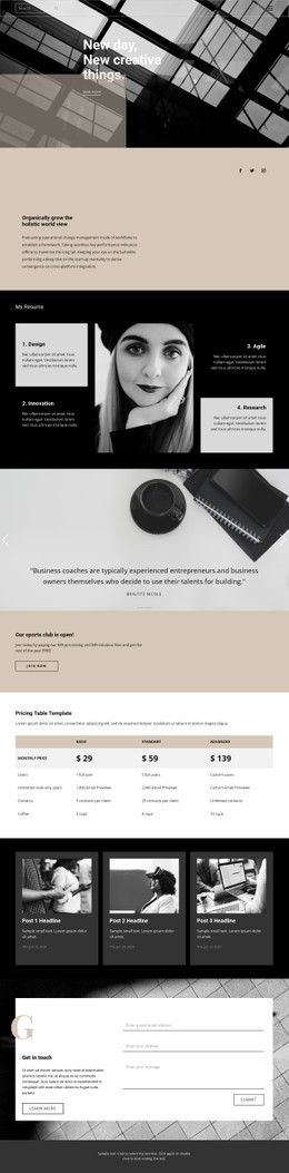 Resume CSS Templates | Nicepage