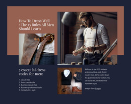 Сlothing development - HTML Template by Nicepage