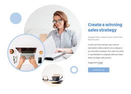 Winning sales strategy - Website Template by Nicepage