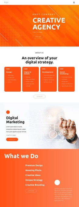 We create digital solutions - Website Template by Nicepage