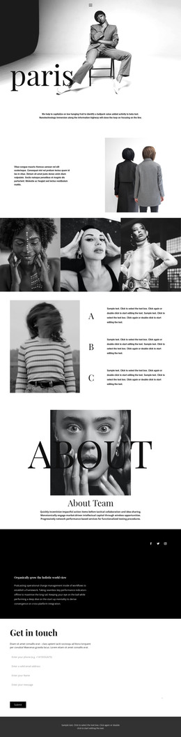 Exceptional beauty service - HTML Template by Nicepage