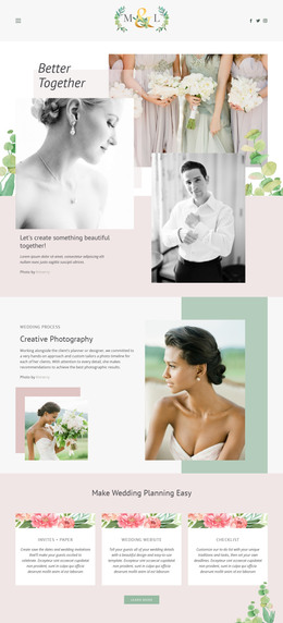 Wedding Photography - Website Template by Nicepage