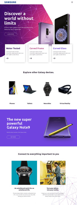 Digital world of technology - Website Template by Nicepage