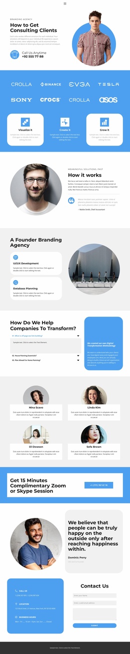 Client Website Templates | Nicepage
