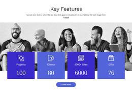 Achievements of our company - Website Template by Nicepage