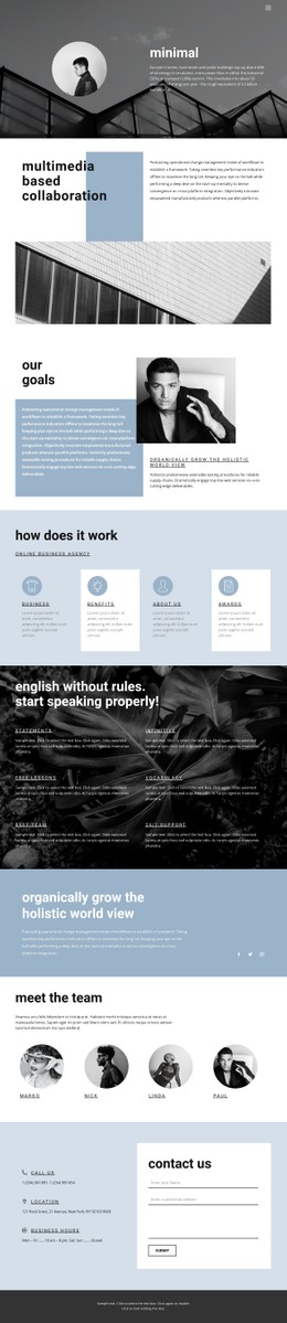 Na Základě CSS Templates | Nicepage