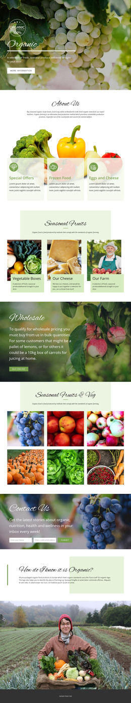Fresh & Tasty - WordPress Theme by Nicepage