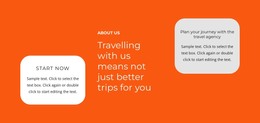 Text groups in grid - Website Mockup by Nicepage