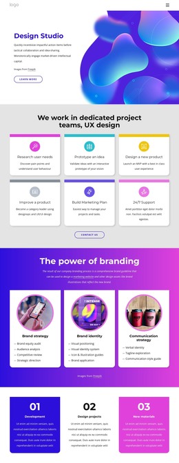 Web design company - Website Template by Nicepage