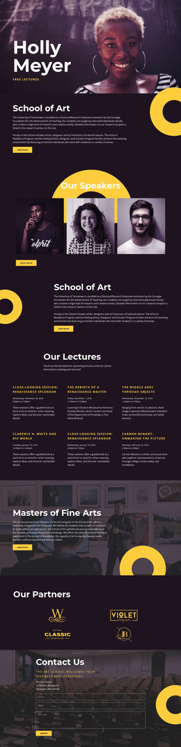 310 Education Website Designs