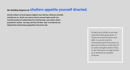 Framed text box - CSS Template by Nicepage