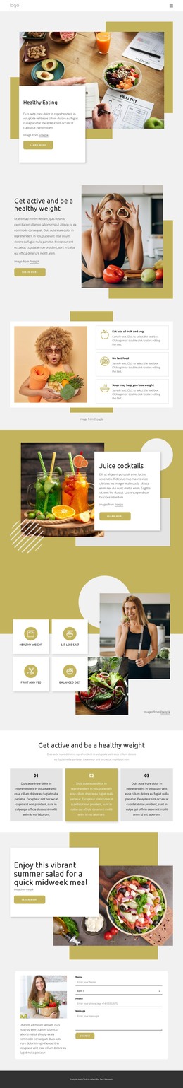 930 Food & Restaurant HTML Templates | Nicepage