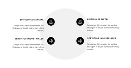Lista en dos columnas en forma - Plantilla de sitio web por Nicepage