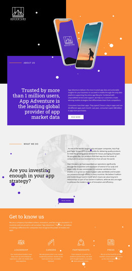 Software Website Templates