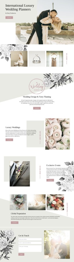 100 Wedding CSS Templates | Nicepage