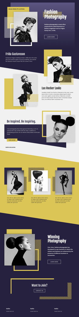 Photography HTML Templates | Nicepage