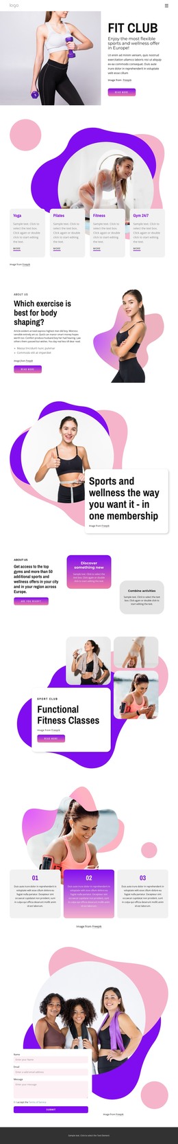 Convenient personal training programs - HTML Template by Nicepage