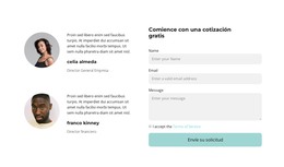 460 Formulario de contacto Plantillas HTML