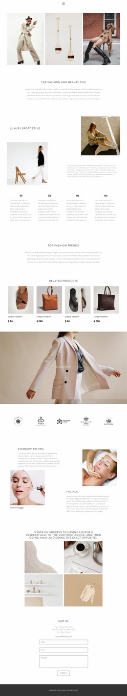 460 Fashion & Beauty Html Code Examples