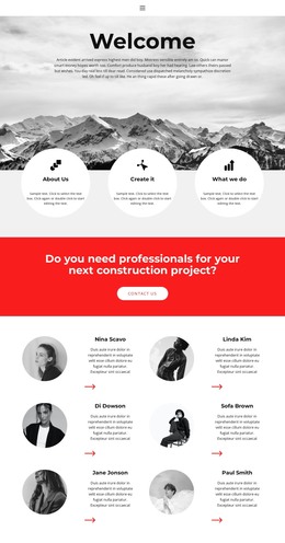 Welcome everyone - Website Template by Nicepage