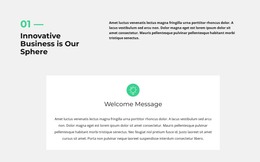 Start of work - HTML5 Template by Nicepage