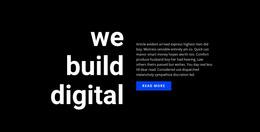 Big title text and button - Template by Nicepage