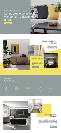 Design is your everything - Website Template by Nicepage