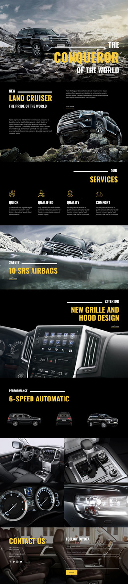 130 Cars & Transportation Web Page Designs | Nicepage