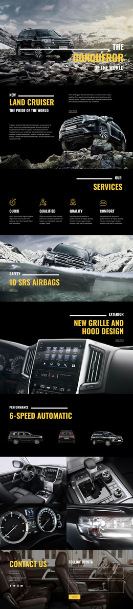 Audi luxury cars - Website Design by Nicepage