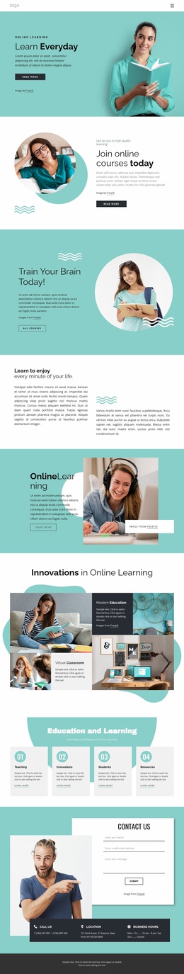 520 Education Website Templates | Nicepage