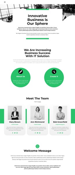 A fresh look at business - Website Template by Nicepage
