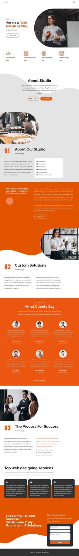 Fighting stereotypes in art - One Page Template by Nicepage