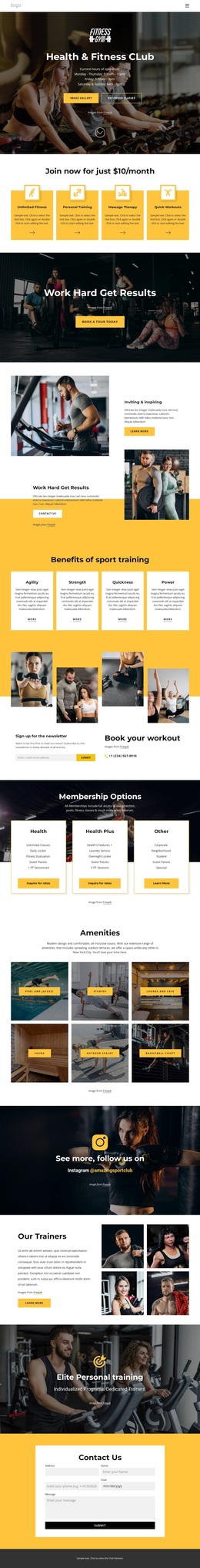 390 Sports Templates | Nicepage