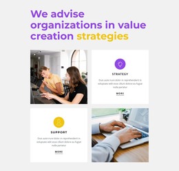 Organization of events - Web Page Design by Nicepage