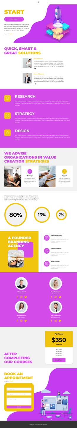 Appointment CSS Templates | Nicepage