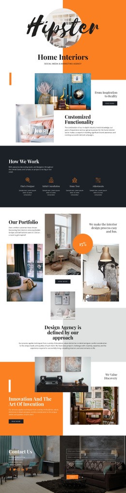 Workspaces and interior design - Html Code Example by Nicepage