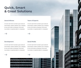Smart solutions - Website Template by Nicepage