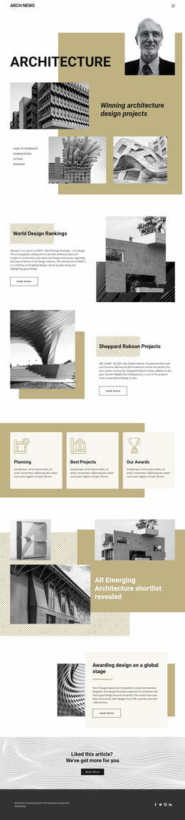 Awards Website Templates | Nicepage