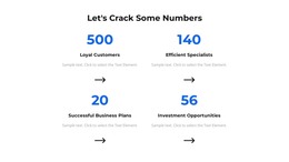 Numbers HTML Templates | Nicepage