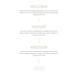 Mission HTML Templates | Nicepage