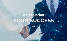 We construct your success - Website Template by Nicepage
