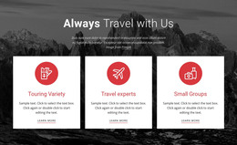 Big adventures - HTML Template by Nicepage