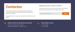 Formulario de contacto en cuadrícula blanca - Plantilla CSS por Nicepage