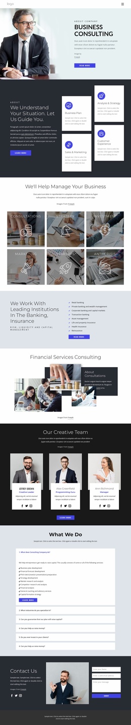Investment Website Templates | Nicepage