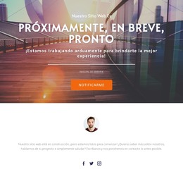 Próximamente en grilla - Plantilla de sitio web por Nicepage