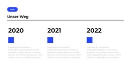 Unser Weg – HTML-Vorlage von Nicepage