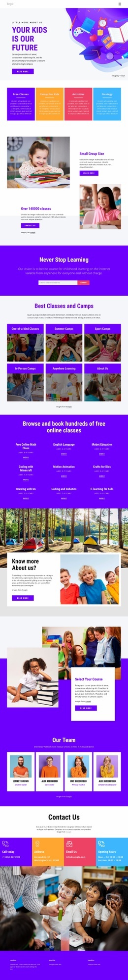700 free online courses - Homepage Design by Nicepage